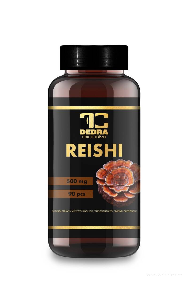 90 kapsúl REISHI 500 mg, doplnok stravy | DEDRA eshop