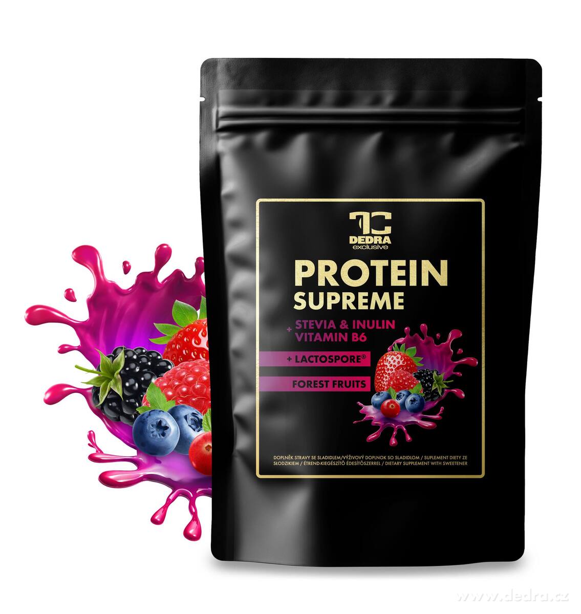 PROTEIN SUPREME | komplexní proteinový nápoj se Stevií, Inulinem a ...