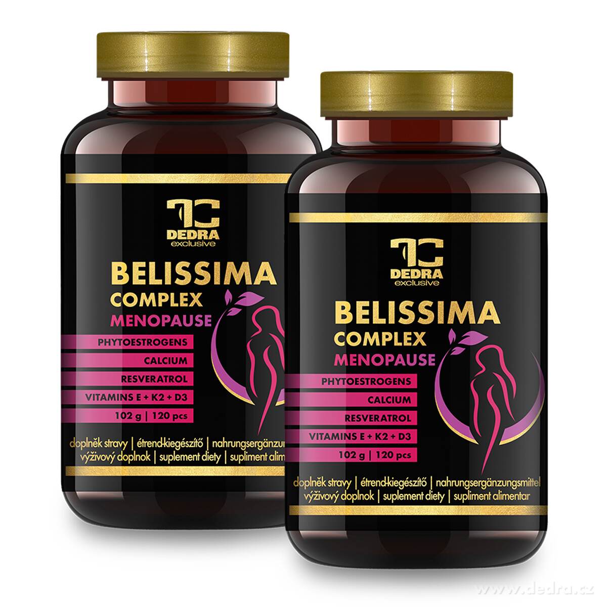 Sada 2× BELISSIMA COMPLEX | menopauza | podpora kostí, srdce a ...