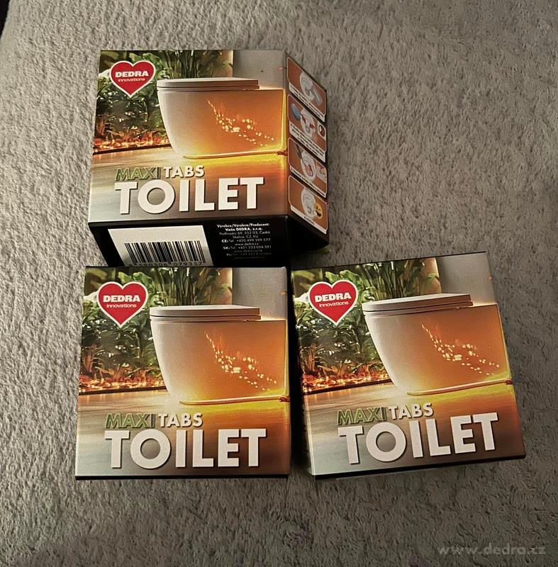2+1 ZDARMA | MAXI TABS TOILET | EKO samočisticí tablety do WC, odtoku ...